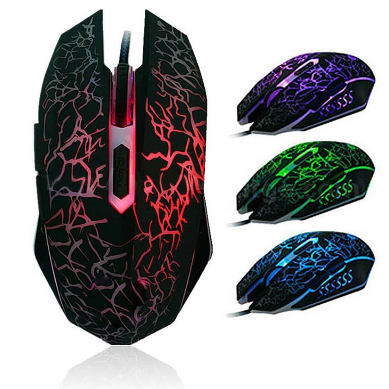 Jual Usb Wired Gaming Mouse Professional Optical Mice 6 Buttons USB ...