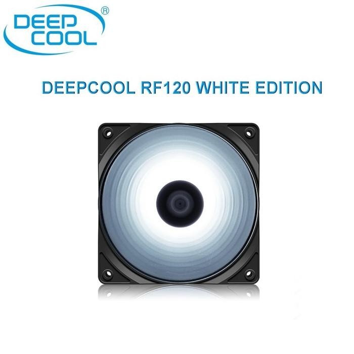 Jual Deepcool RF120W RF 120 WHITE LED - 120mm Fan Case | Shopee Indonesia