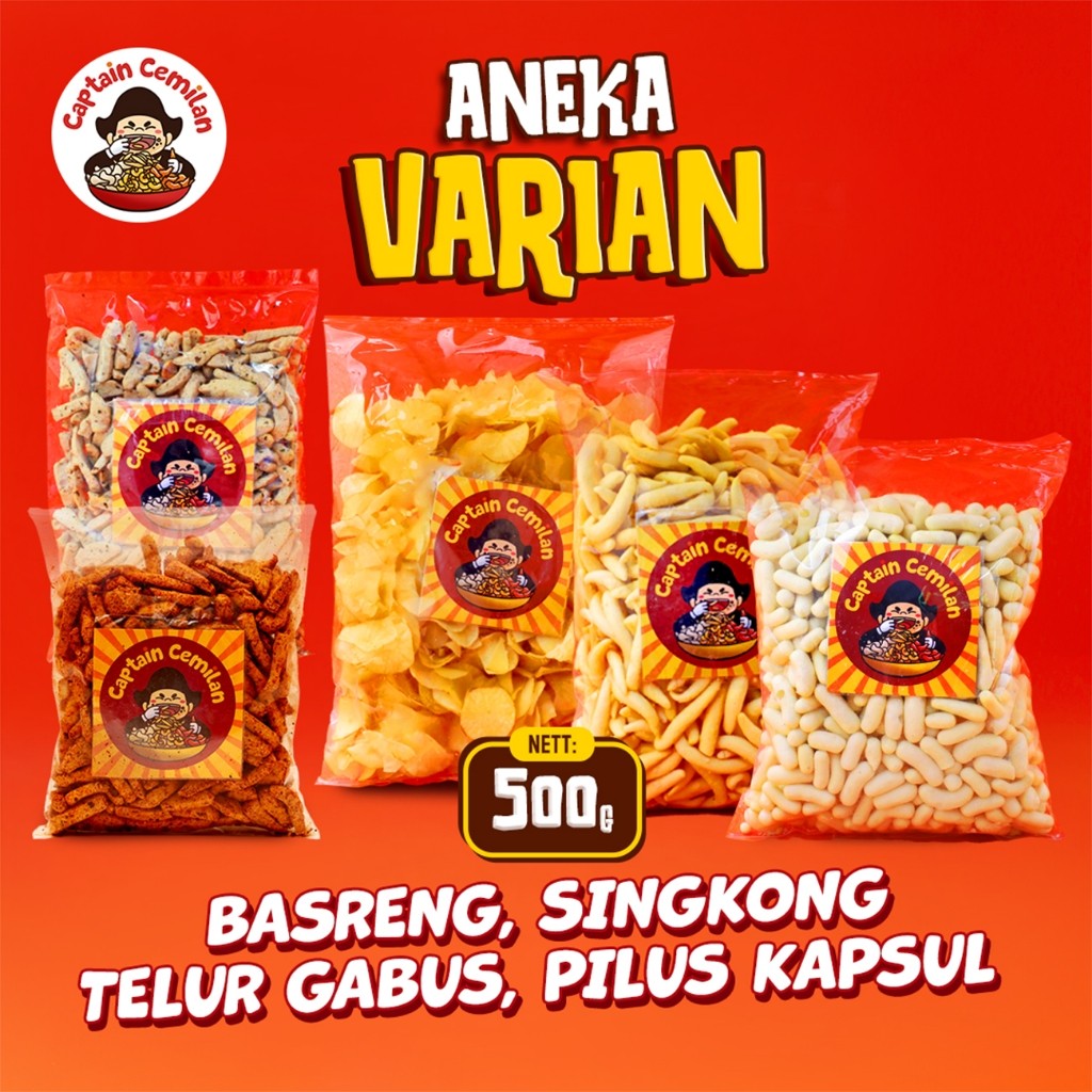 Jual Basreng Stik 500gr Pilus Ikan Telur Gabus 500gr Basreng Rasa Daun ...