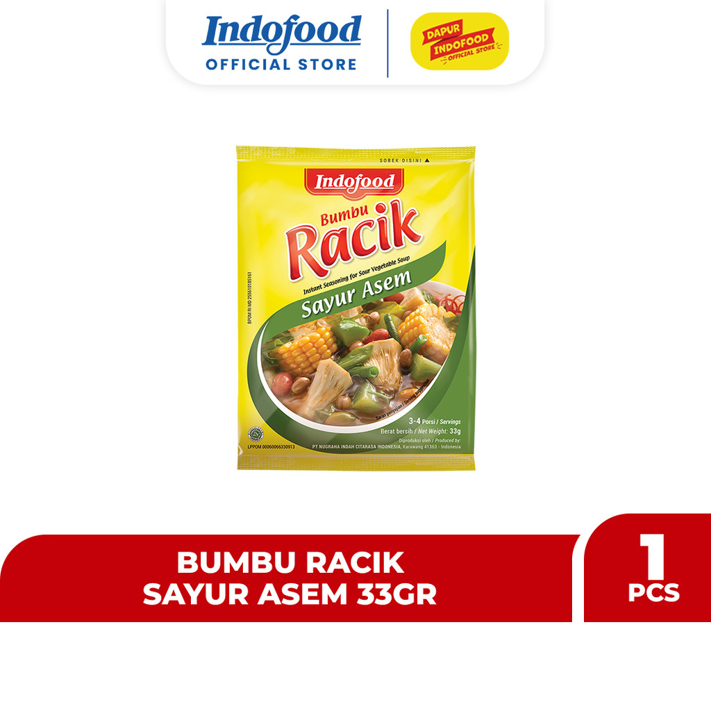 Jual Bumbu Racik Indofood Sayur Asem 33 Gr | Shopee Indonesia
