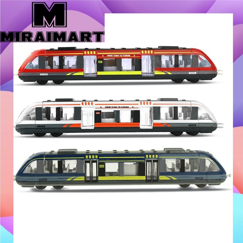 Jual TWH MAINAN KERETA API MRT TRAIN LRT KERETA CEPAT MINIATUR DIECAST ...