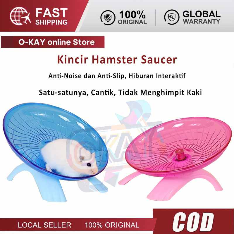 Jual Mainan Hamster Saucer 18cm, Kincir Olahraga | Shopee Indonesia