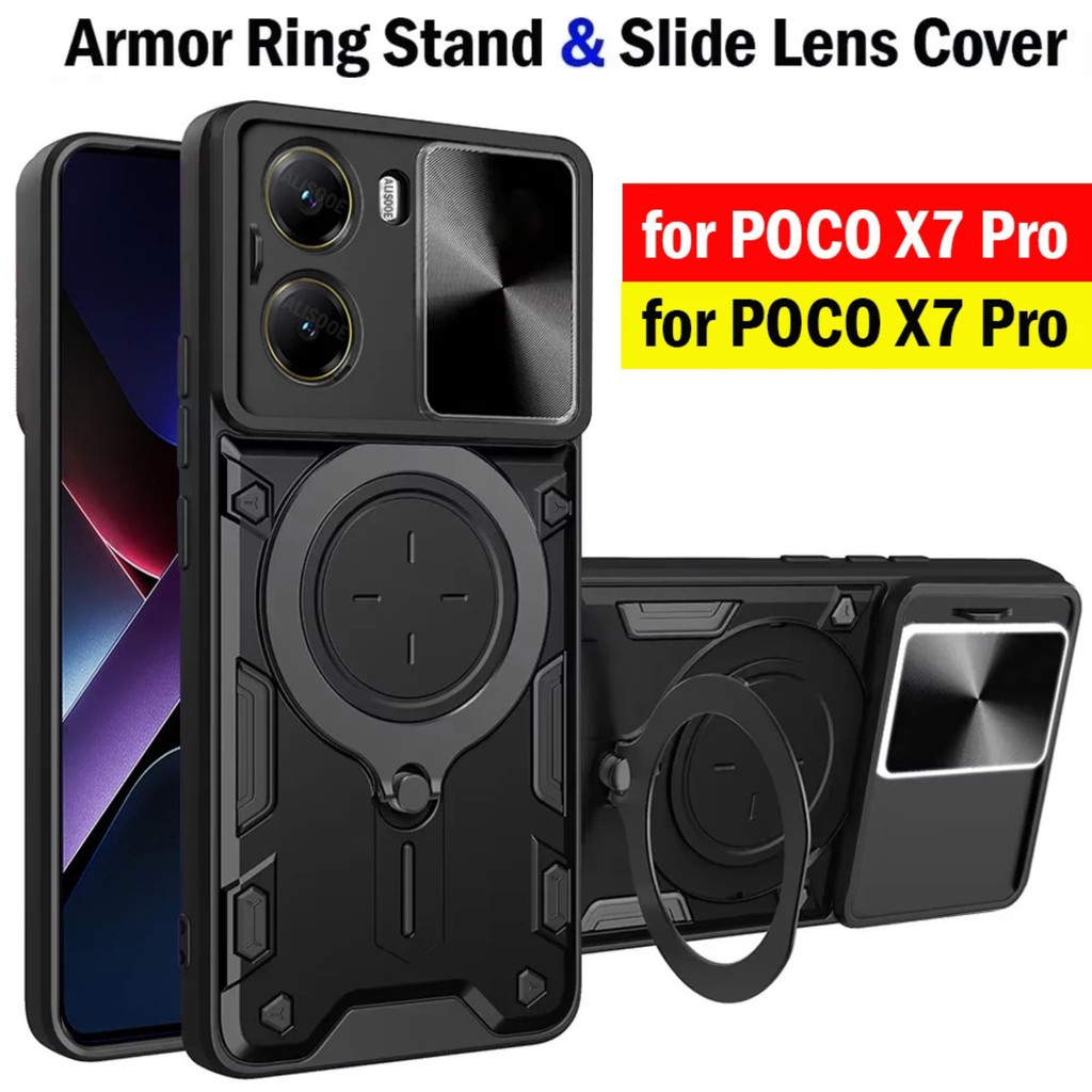 Jual CASE XIAOMI POCO X7 PRO 5G / X6 5G / X6 PRO 5G IRING MAGNETIC CASE SLIDE CAMERA | Shopee ...