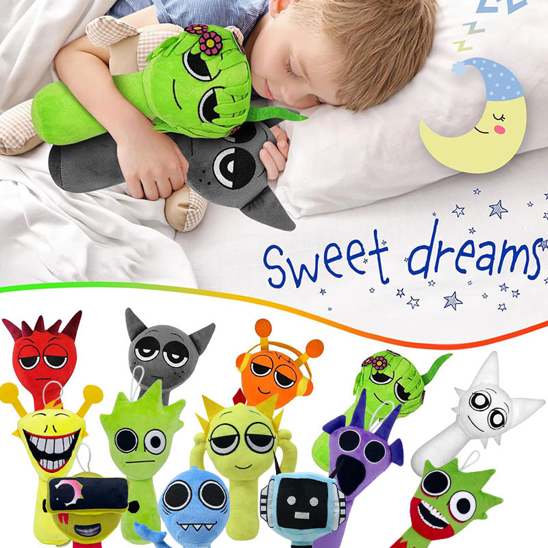 Jual Sprunki Plush Toys Stuffed Dolls Game Cartoon Sprunkies Plush New ...