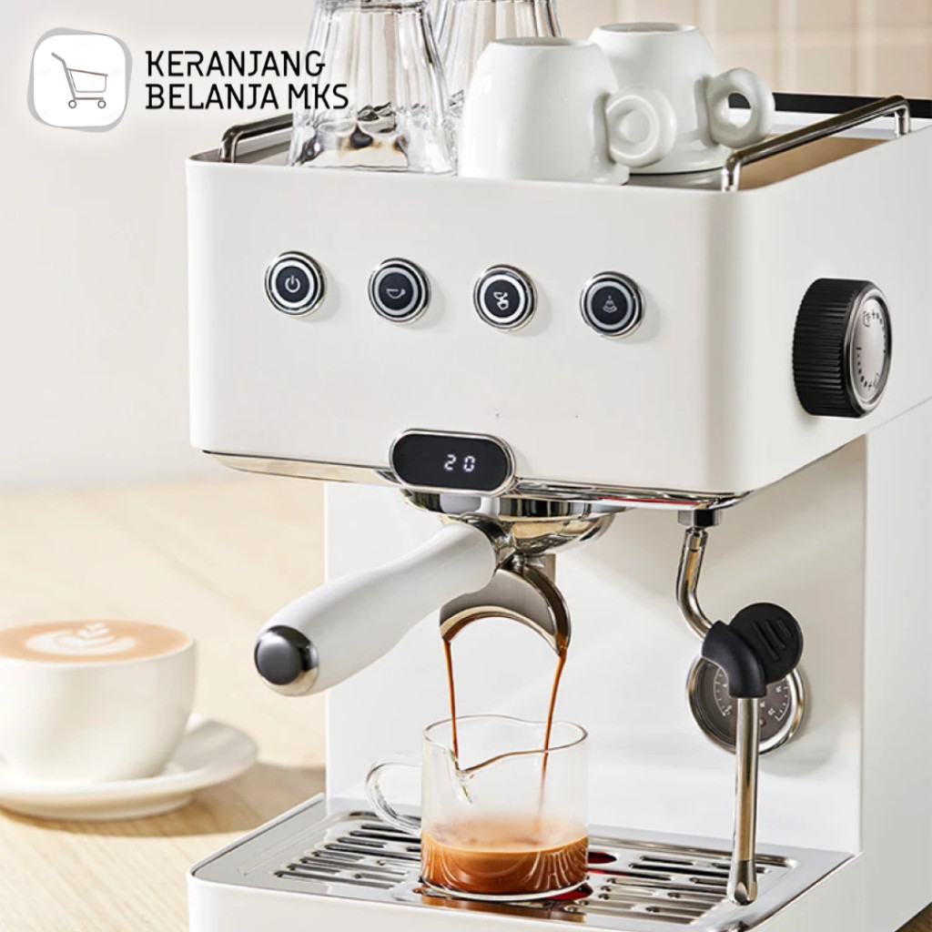 Jual Mesin Kopi Espresso Coffee Maker Frothing 15 Bar | Shopee Indonesia