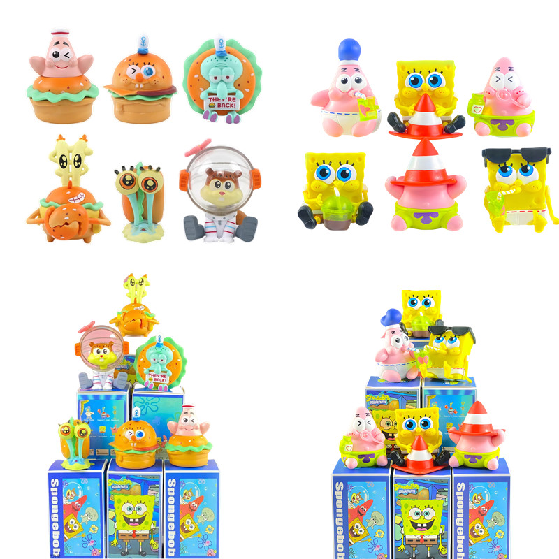 Jual Spongebob Patrick Star Squidward Tentacles Delicious Crab Burger ...