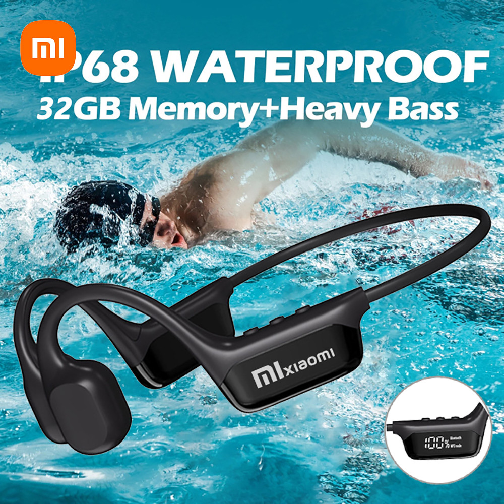 Jual XIAOMI MIJIA Swimming Bone Conduction Earphones Bluetooth Wireless ...