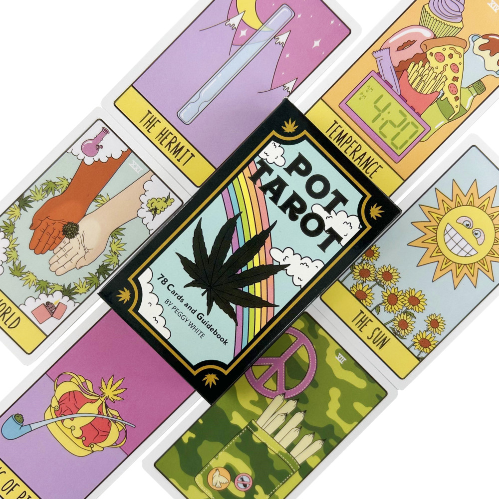 Jual Pot Tarot Cards 78 Pcs Card Deck Travel Version Pocket Size Witchy ...