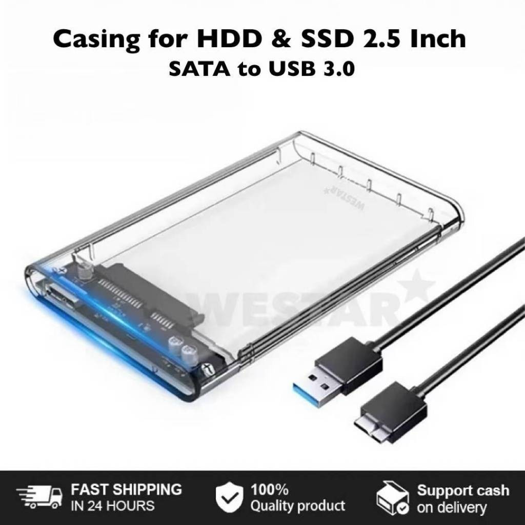 Jual Casing Hardisk External HDD SSD External Case 2.5" USB 3.0 PT ...