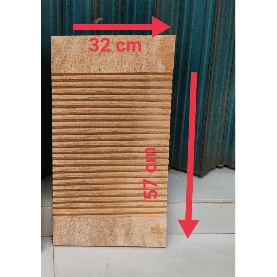 Jual Papan Gilesan Kayu - Papan Cuci Baju Tangan Ukuran 32x57 cm ...