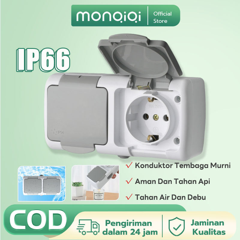 Jual MONQIQI BROCO ATLANTIC OB SAKLAR STOP KONTAK ARDE WATERPROOF ...