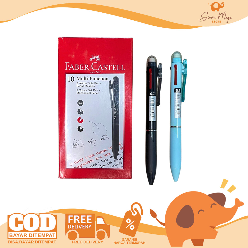 Jual Faber Castell Multi Function Pen Mechanical Pencil Pulpen ...