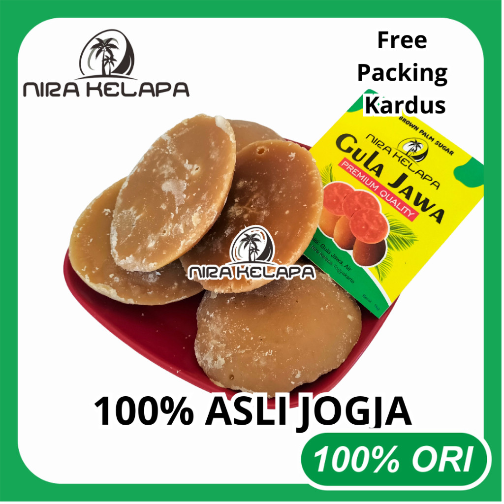 Jual Gula Jawa 1kg Asli Nira Kelapa Jogja Murni Tradisional Warna Merah ...