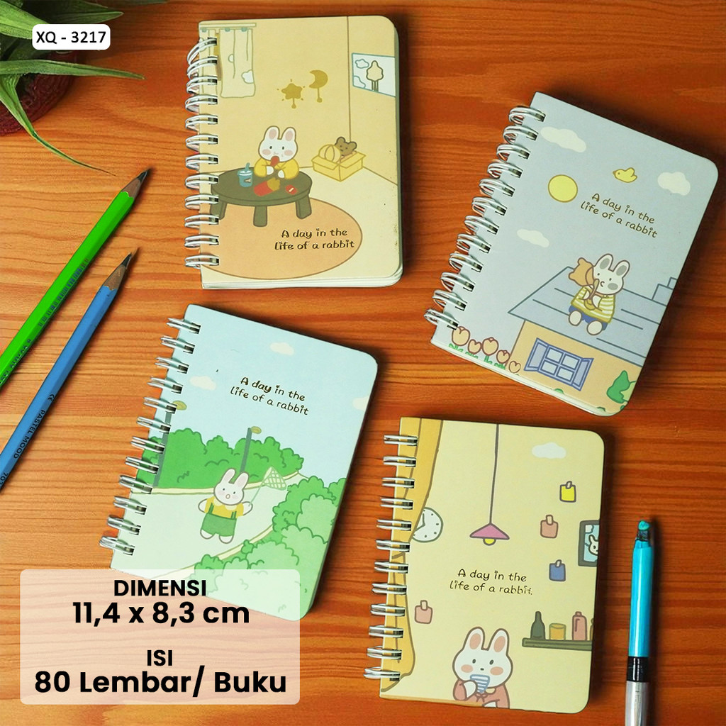 Jual Ringbook Buku Catatan Kecil Ringbook Motif Buku Note Portable ...