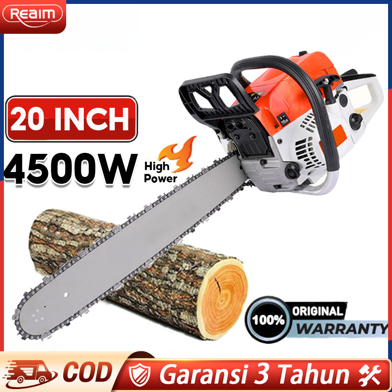 Jual aryaguevara566 Mesin Potong Kayu 58CC 20 Chainsaw 2Tak Untuk ...