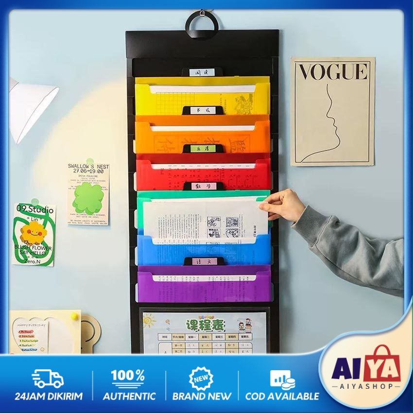 Jual Tas Dokumen A4 Gantung 6 Lapis / School Bag Dataflex / Hanging Map ...