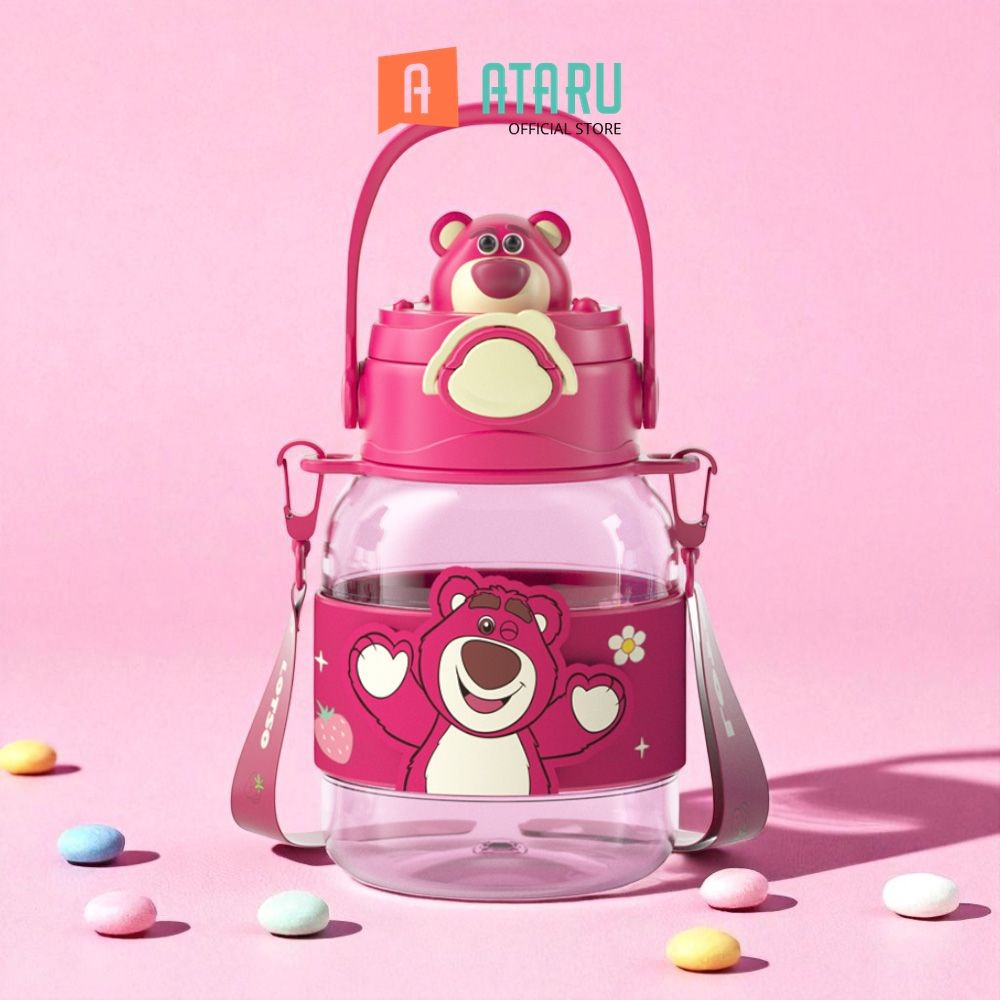 Jual Ataru Disney Toy Story Botol Minum Tritan Lotso 800 ml - Pink ...