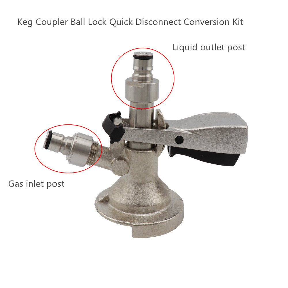 Jual Carbonation Cap Ball Lock Post Conversion Kit, Convert to Ball ...