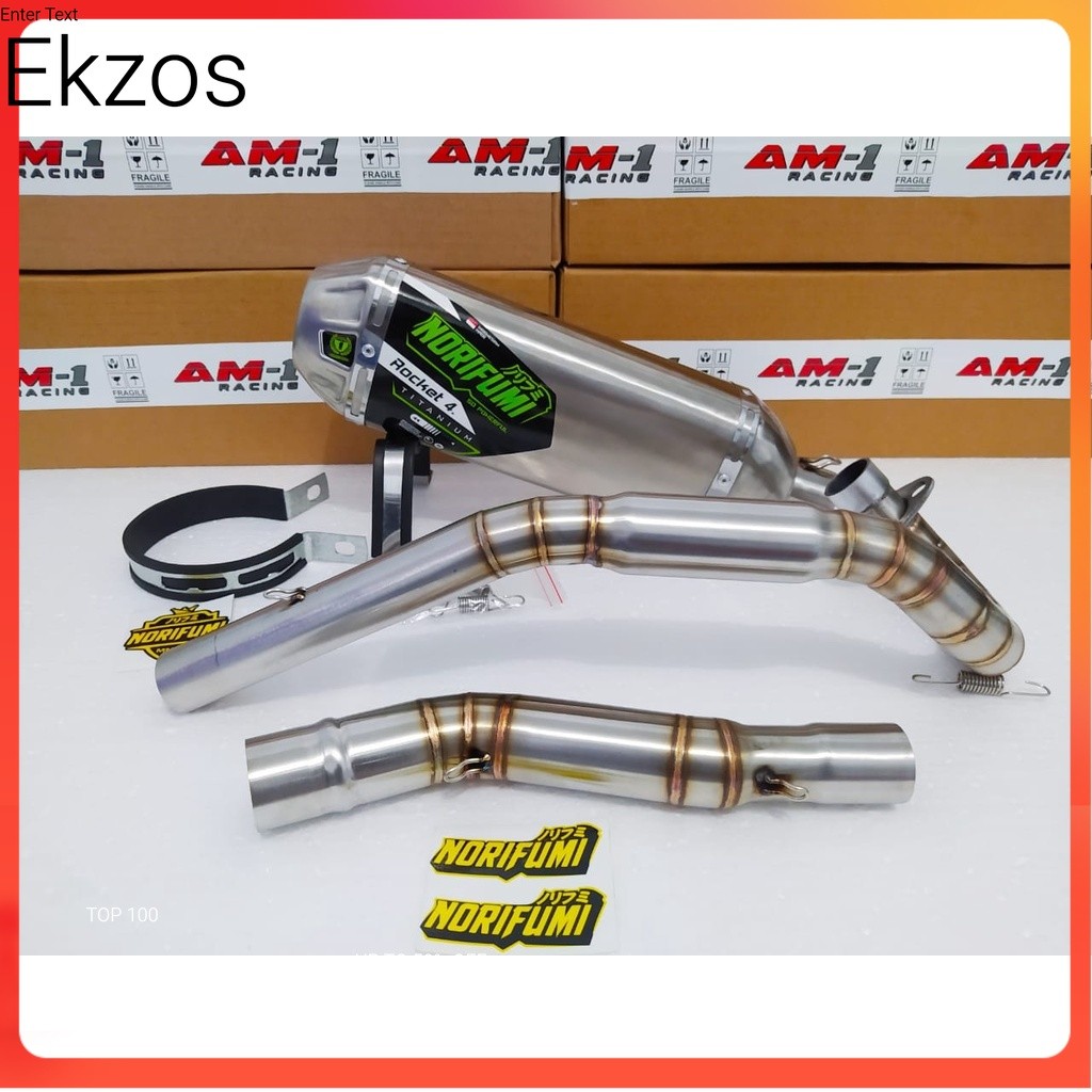 Jual Norifumi Rocket Rocket Racing Exhaust Exhaust 4 Titan Ksr 110 Ksr ...