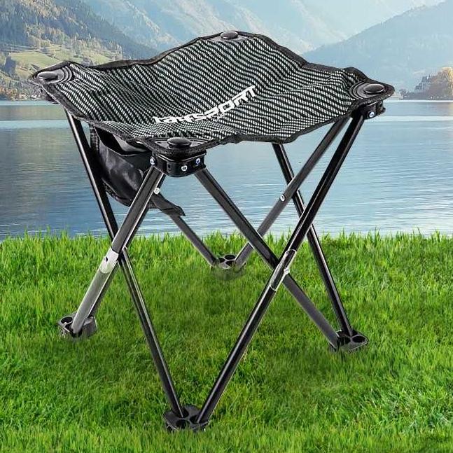 Jual Kursi Lipat Mancing Camping Outdoor - Kotak Grey | Shopee Indonesia
