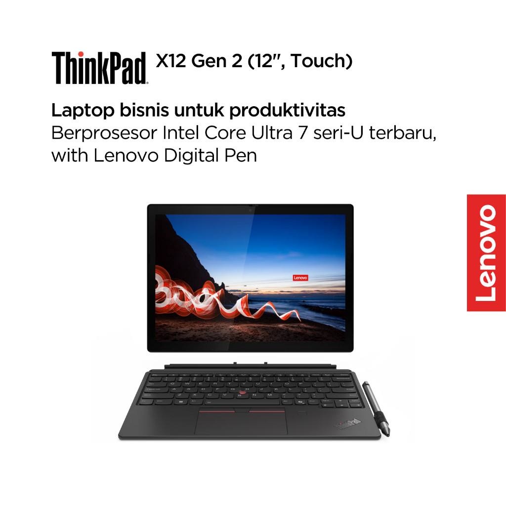 Jual Lenovo ThinkPad X12 2in1 Detachable Gen 2 34ID Intel Core Ultra 7 ...