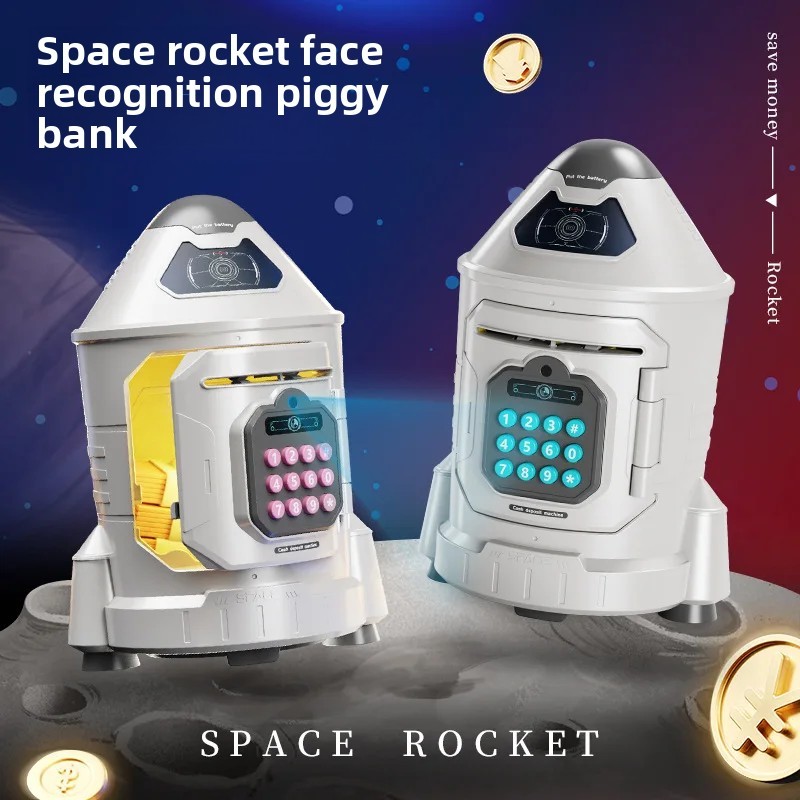 Jual Children's Toy Rocket ATM Machine Face Recognition Simulation ...