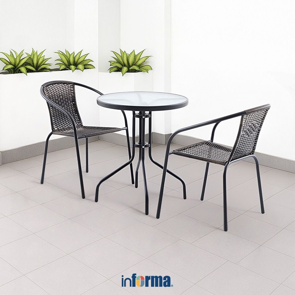 Jual Informa Colorado Set Kursi & Meja Teras - Cokelat Tua Balcony ...