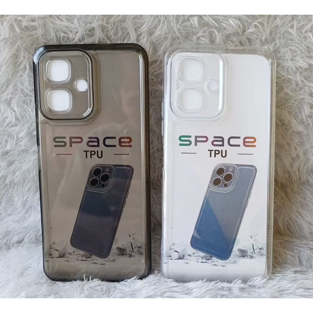 Jual Case Clear Black INFINIX SMART 10 Casing Space Original Pelindung ...