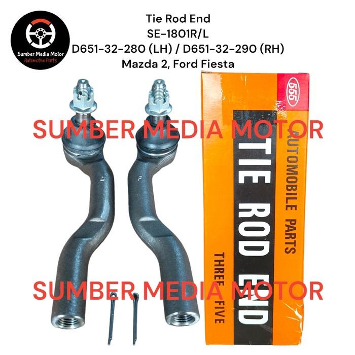 Jual 555 Tie Rod End SE-1801RL / D651-32-280 / D651-32-290 Mazda 2 ...
