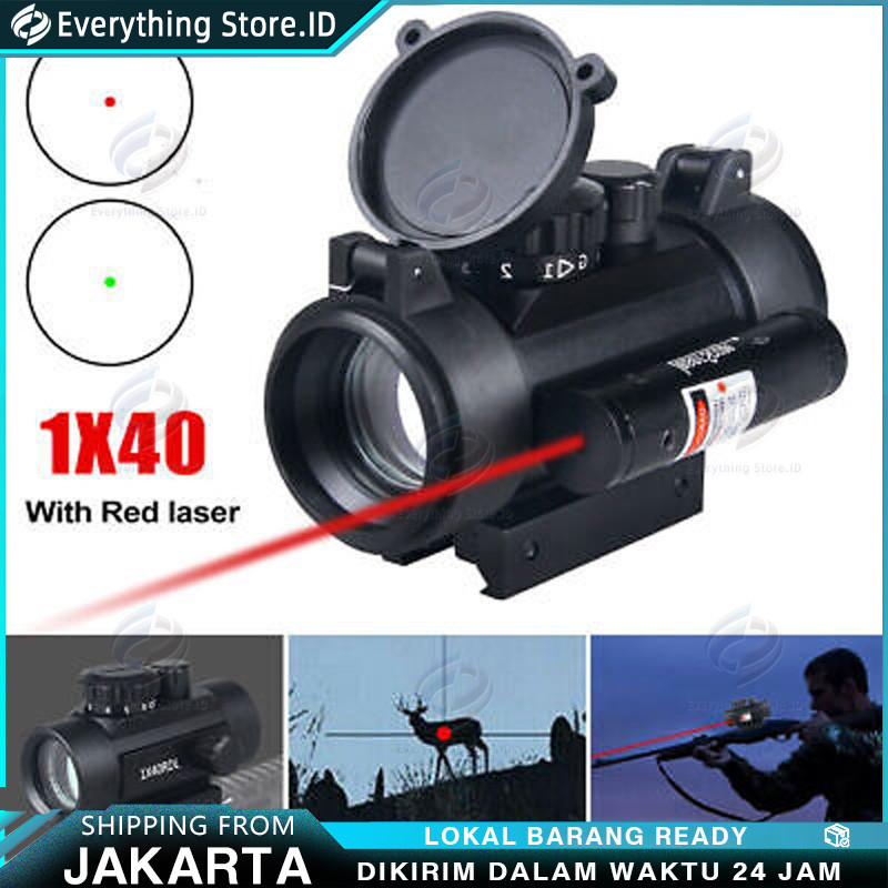 Jual Reddot Rdl Bushnell reddot 1x40 green dot holosight metal RD / Red ...