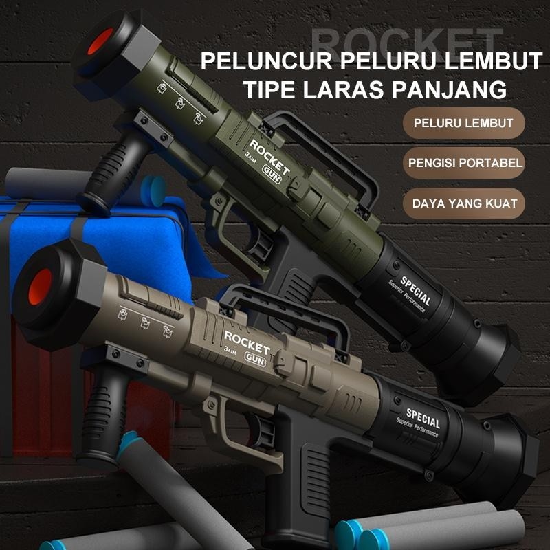 Jual Peluncur Roket Mini Manual - Tembak Peluru Busa EVA, Desain ...