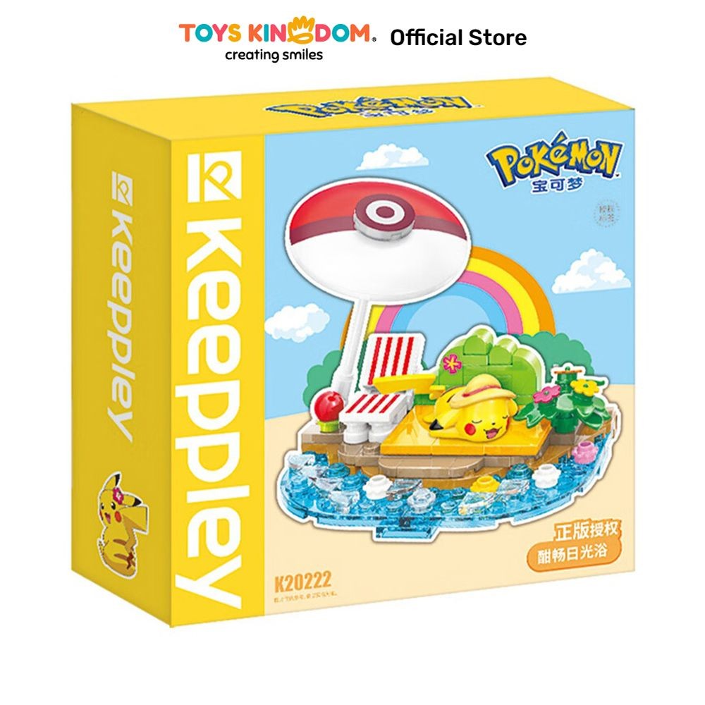 Jual Toys Kingdom Keeppley Pokemon Pikachu Have A Sunbathing - Mix Kids ...