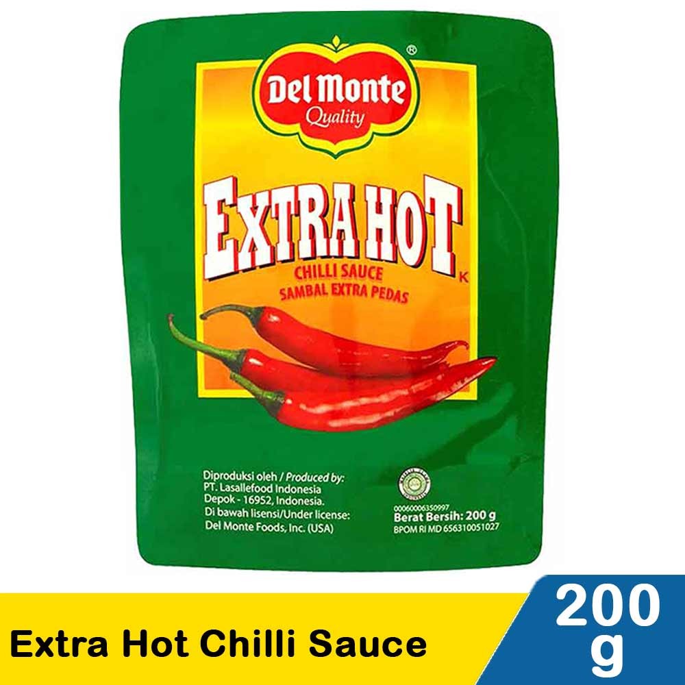 Jual DELMONTE EXTRA HOT CHILLI SAUCE 200g | Shopee Indonesia