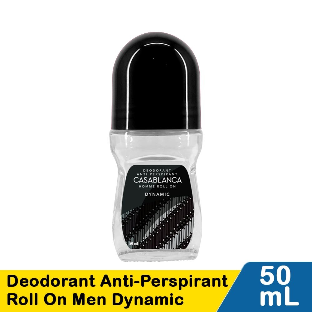 Jual CASABLANCA DEODORANT ANTI-PERSPIRANT R/O MEN BLACK 50mL | Shopee ...