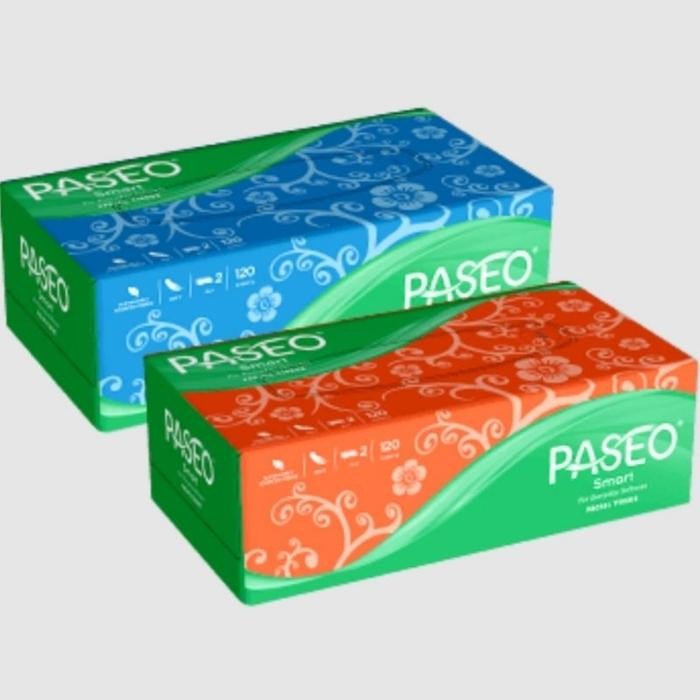 Jual Tissue Paseo Smart Box 120 Sheets 2Ply Tisu 120 lembar Halus Wajah ...