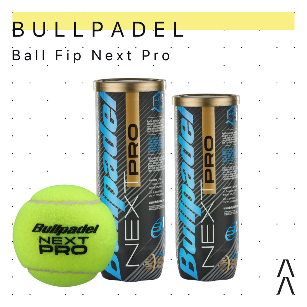 Jual Bullpadel FIP Next Pro Padel Balls - Bola Padel/Padel Ball ...