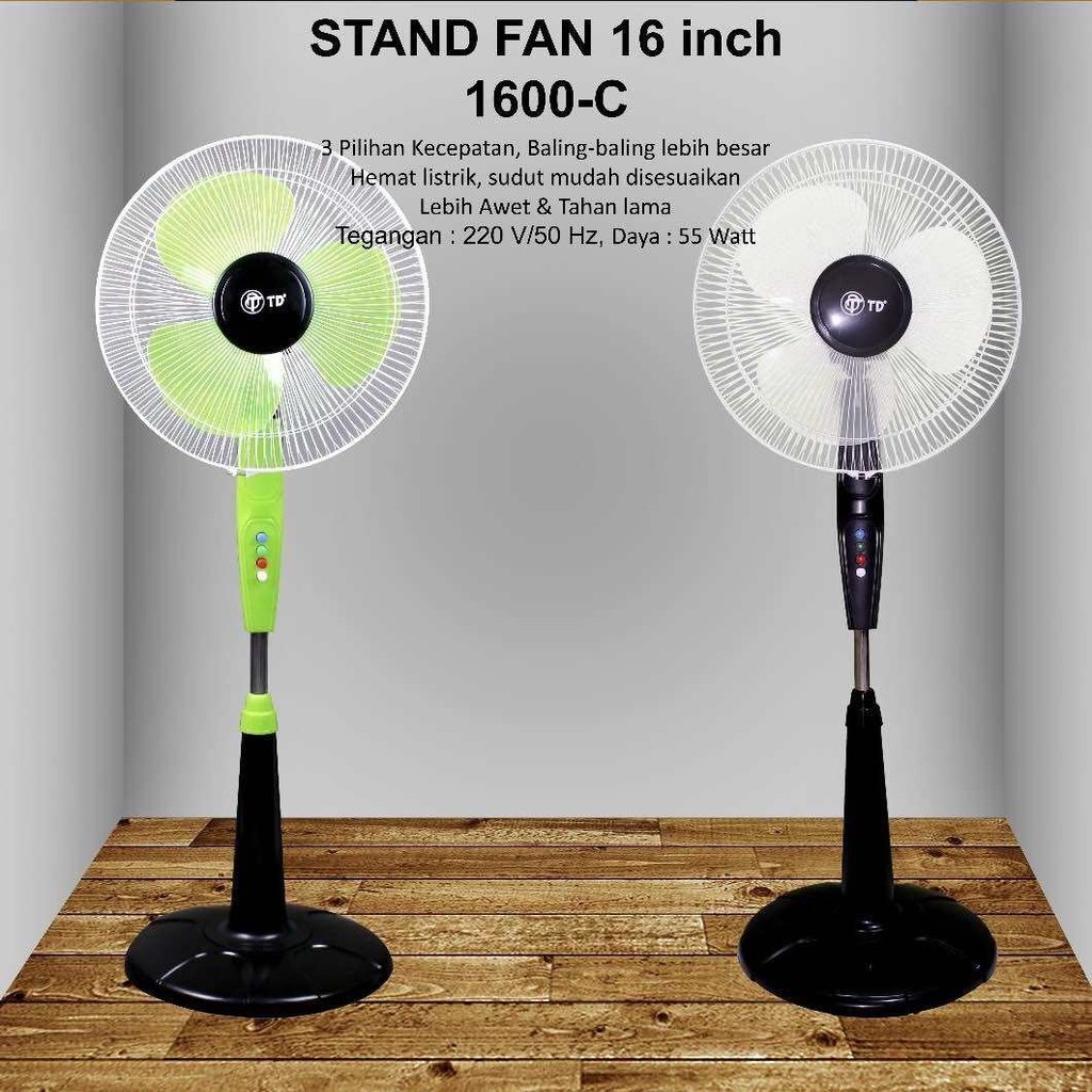 Jual STAND FAN GOWIND 1600 16INCH | Kipas Pendingin Ruangan Gowind 1600 ...