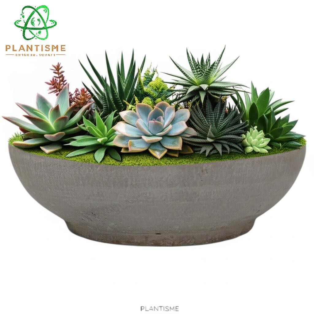 Jual Pot Bonsai – Orbs Pot Tanaman Bulat Bola Semen Concrete Planter ...