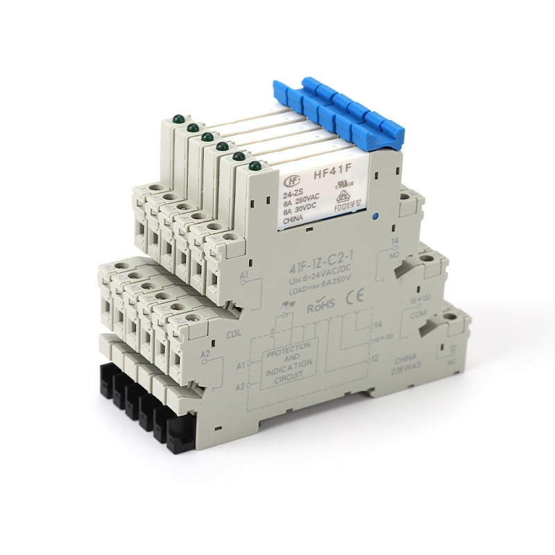Jual Din Rail Slim Relaismodul 41F-1Z-C2-1 Integrierte ...