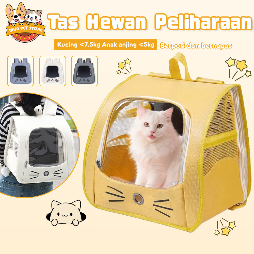 Jual Tas Kucing Transparan Pet Cargo Ransel Kucing Anjing Pet Travel ...