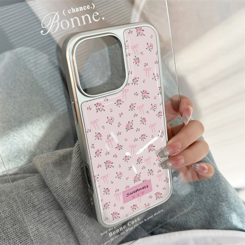 Jual case for iphone xr 11 12 13 14 15 16 pro max plus back cover bow ...