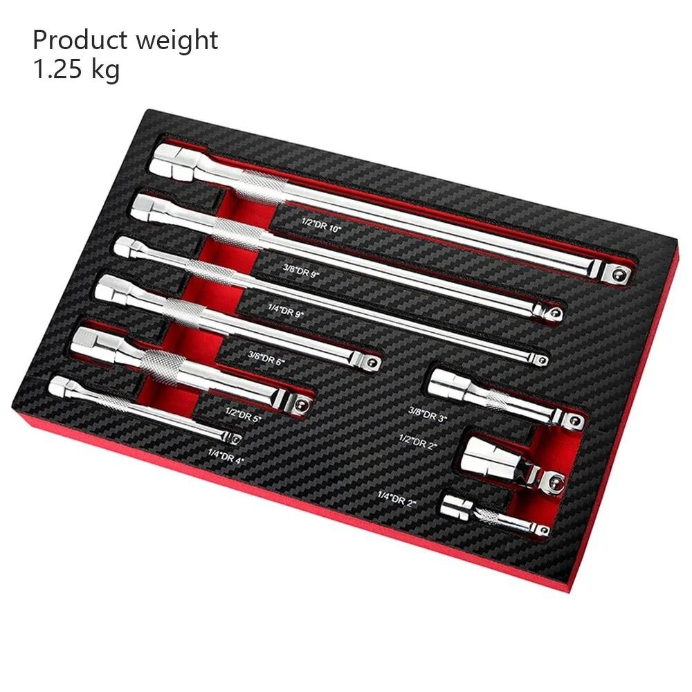 Jual New Wobble Extension Set Socket Extensions Set Ratchet Extensions 1/4" 3/8" 1/2" Wobble ...