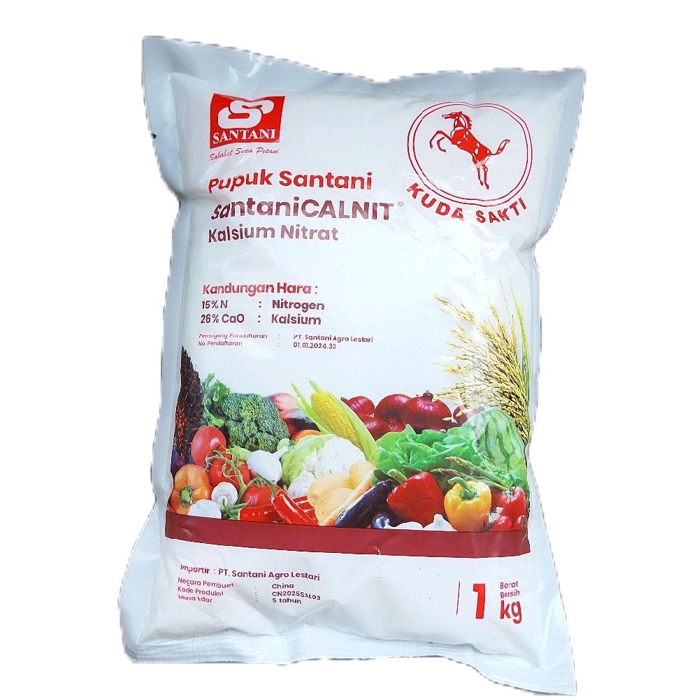 Jual Pupuk SantaniCALNIT Kalsium Nitrat 1 Kg – Penyubur Tanaman Buah ...