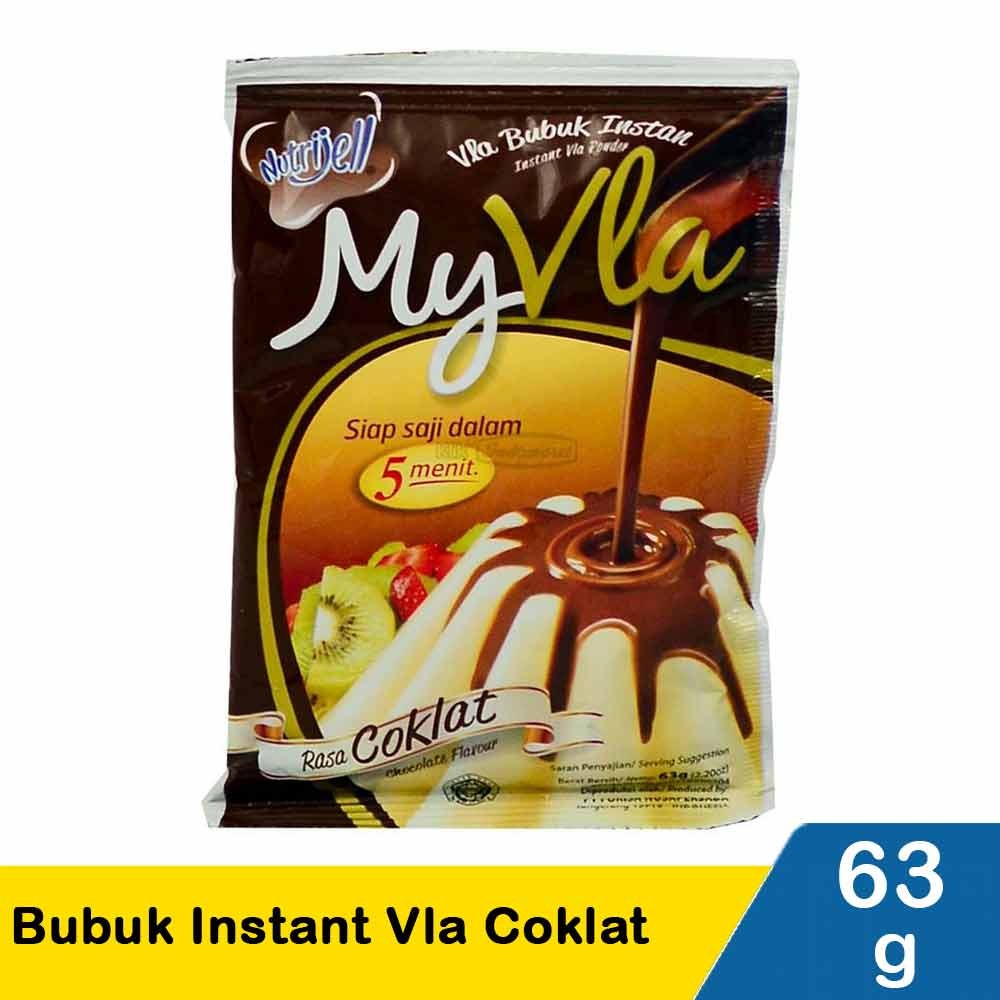 Jual MY VLA BUBUK INSTANT VLA COKLAT 63g | Shopee Indonesia
