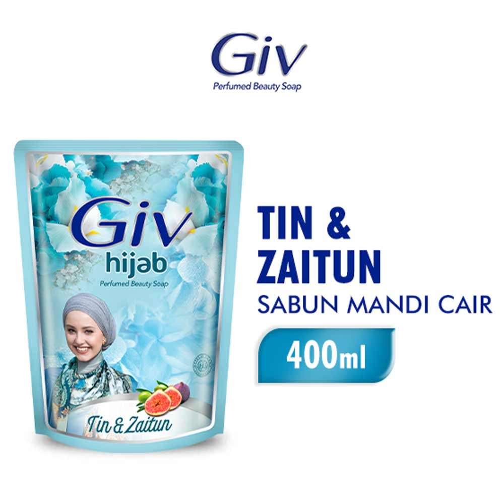 Jual GIV BODY WASH HIJAB TIN & ZAITUN 450/400mL | Shopee Indonesia