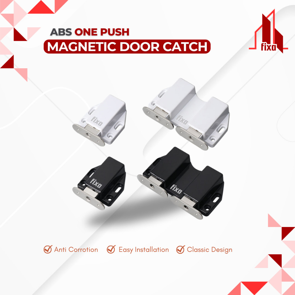 Jual FIXA Magnet Pintu Lemari Push To Open Damper Cabinet Catches ...