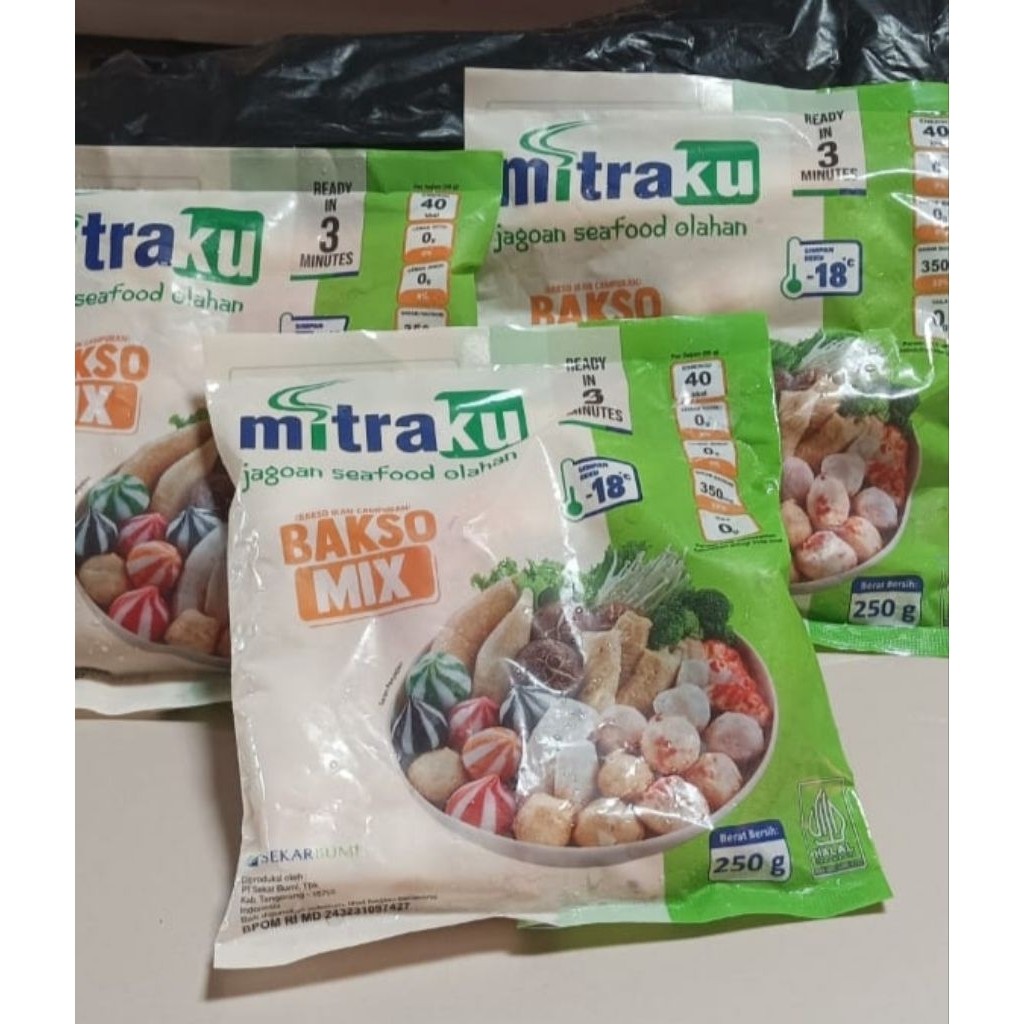Jual MITRAKU BAKSO MIX ISIAN TOPPING SEBLAK CAMPUR DUMPLING OTAK-OTAK ...