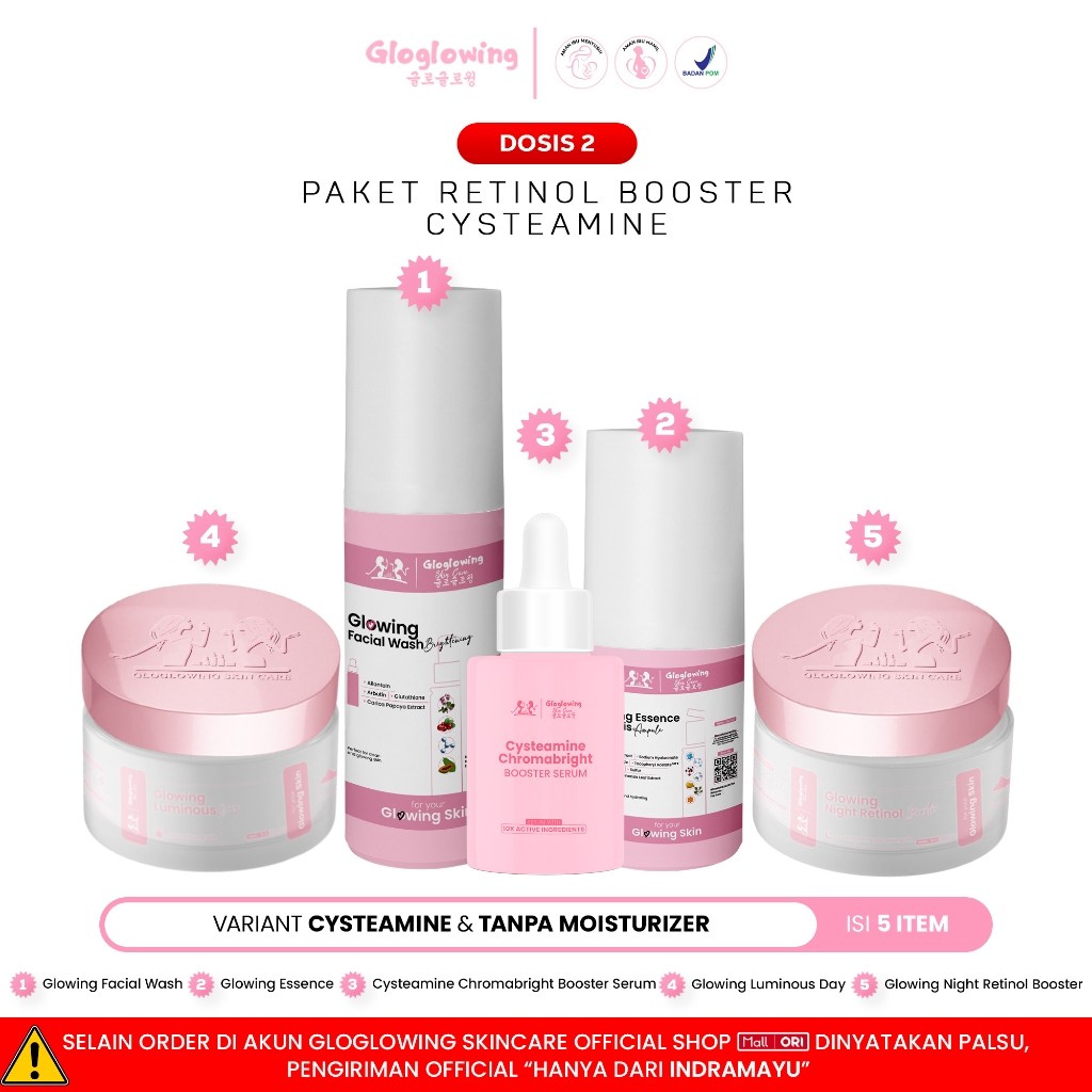 Jual Retinol Booster Cysteamine / Antioxidant - Gloglowing Skin Care ...