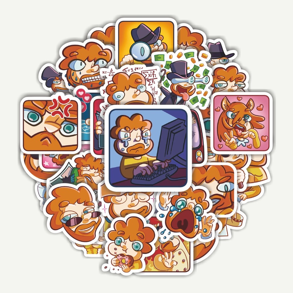 Jual Sticker Pack Stiker Kartun Just Slavik | Sticker TUMBLR | Stiker ...