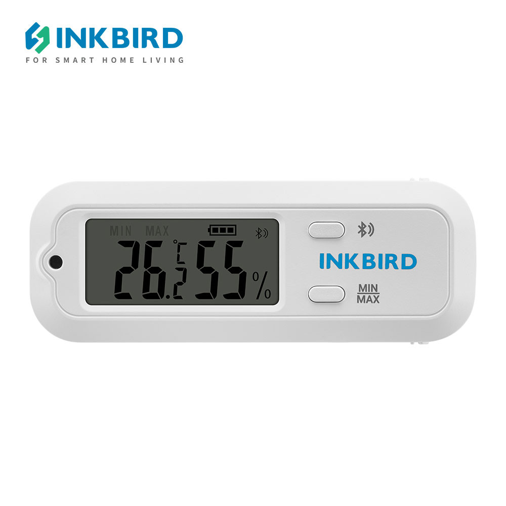Jual INKBIRD ITH-12s Small Smart Temperature Humidity Sensor 98ft ...